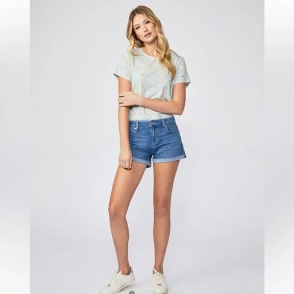 PAIGE | Shorts | New Paige Jimmy Jimmy Short High Rise Roll Hem Cuff ...